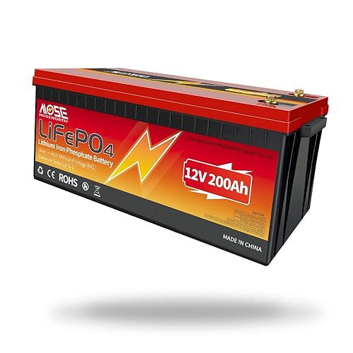 Lifepo4 Battery 200AH 12V Lithium Battery 2560Wh 200A Series/Parallel ...