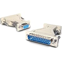 Amazon.com: StarTech.com DB9 to DB25 Serial Adapter - M/F - Serial adapter - DB-9 (M) to DB-25 ...