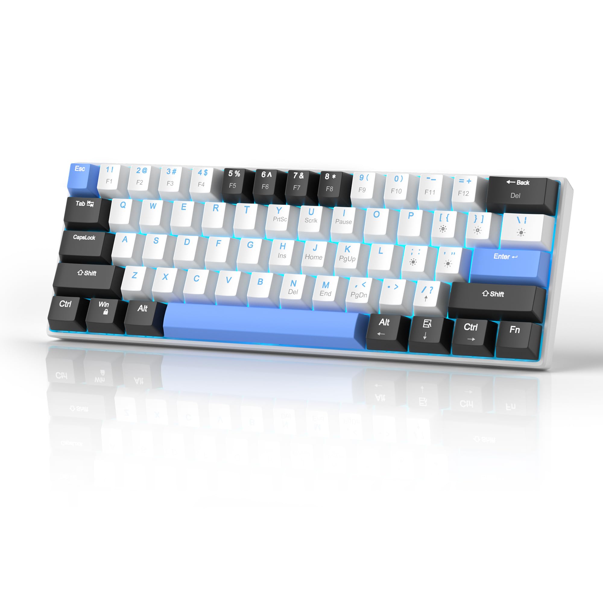Mua MageGee 60% Mechanical Gaming Keyboard, STAR 61 Compact Blue LED ...