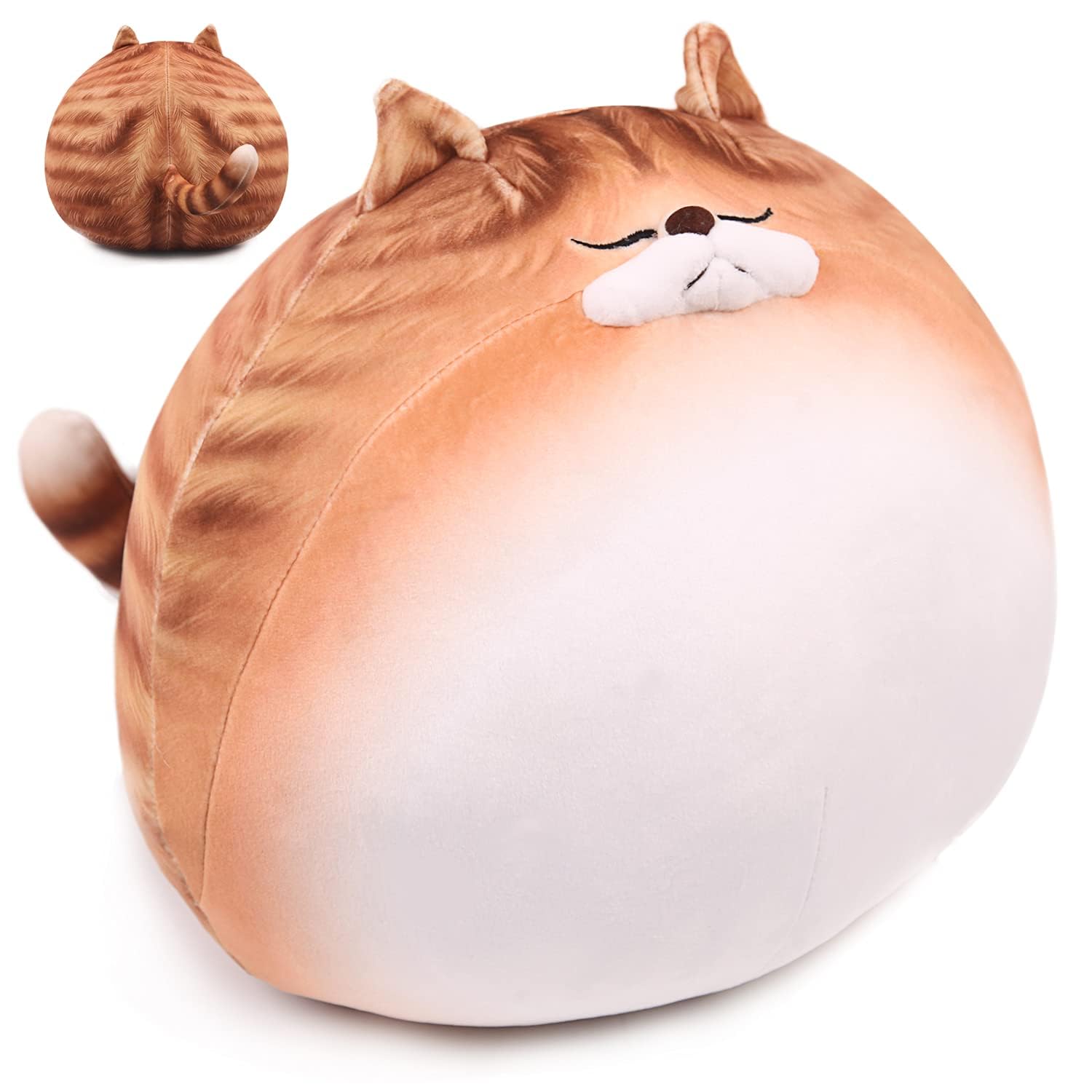 Mua ARELUX 11.8In High Chubby Cat Plush Pillow, Cute Fat Kitty Cat ...
