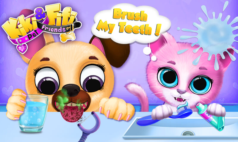 Kiki & Fifi Pet Friends - Furry Kitty & Puppy Care: Amazon.es: Appstore ...