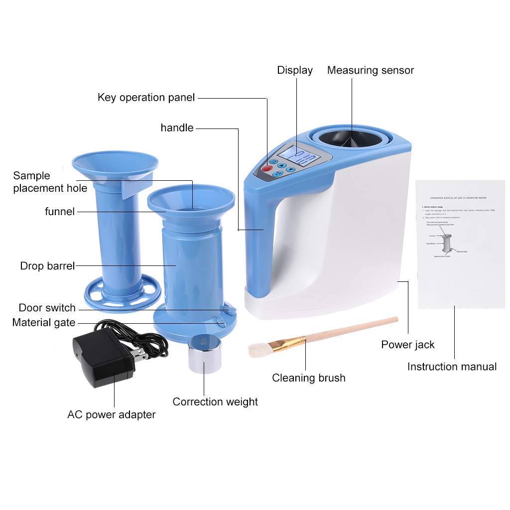 RaeSung LDS-1G Grain Moisture Meter LDS1G Computer Grain Moisture Measuring Instrument Grain ...