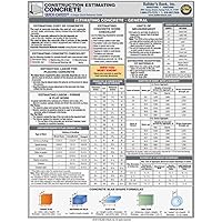 Quick-Card: Concrete Construction Estimating. full-color, 6-page ...