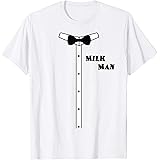 Amazon.com: Milkman Funny Matching Couples Halloween Costume T-shirt ...