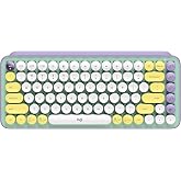 Amazon.com: Logitech POP Keys Mechanical Wireless Keyboard with ...