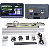 DRO 3 Axis Digital Readout Display +3pc Glass Linear Scale for CNC Mill Lathe Machine (150+200 ...