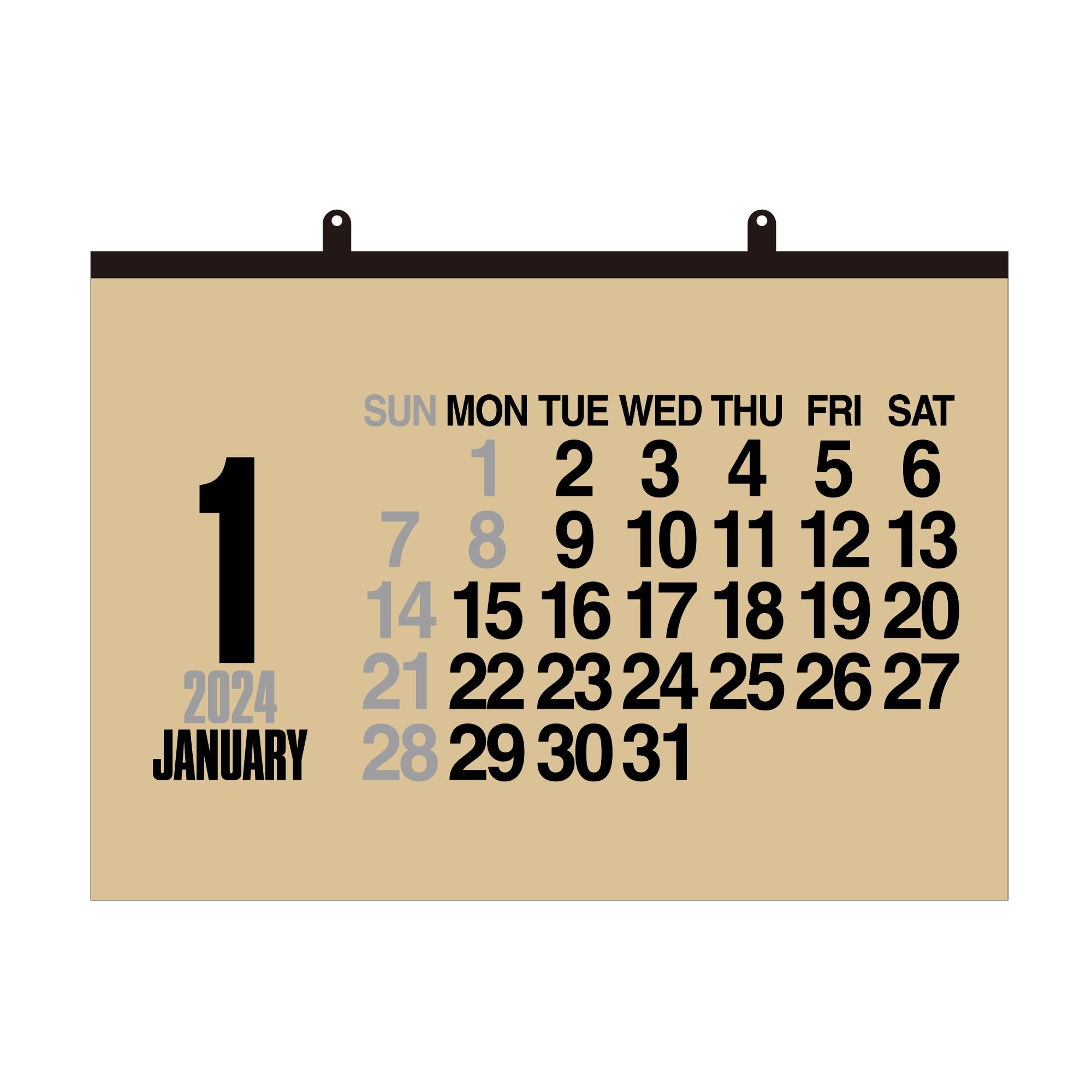 Mua Etrangedy Costa Rica 2024 Calendar Wall B2 Craft 0102-CLA-B2-02 ...