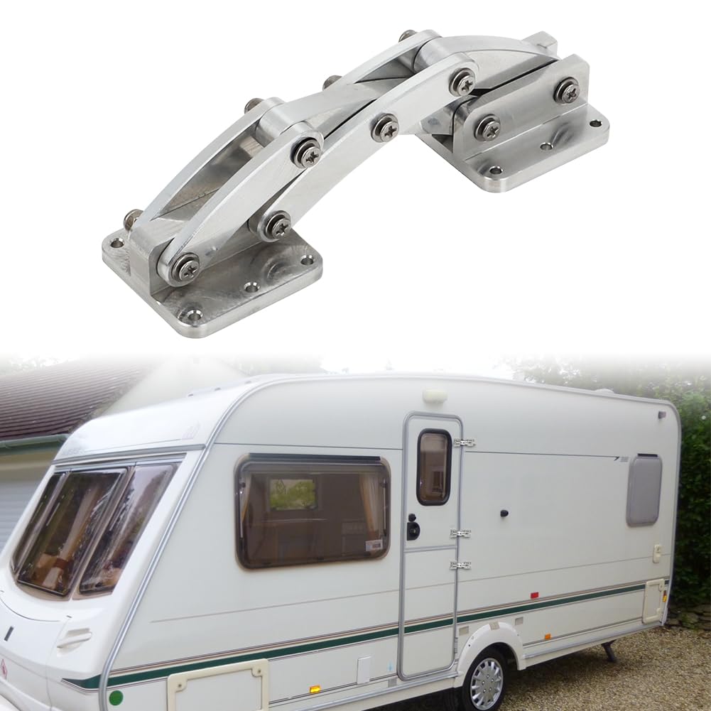 WIKIBB Hidden Door Hinges Aluminum Hidden Scissor Hinge Adjustable ...