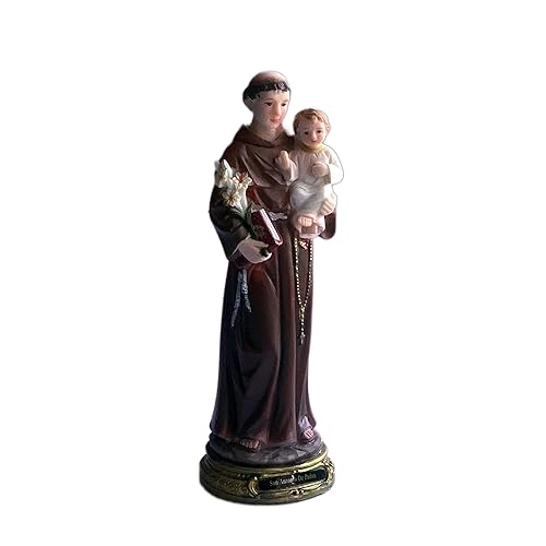 Saint Anthony of Padua Resin Statue - 8" Catholic Figurine | San ...