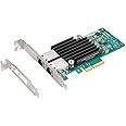 Amazon.com: XikeStor 10Gb PCIe Network Card with Intel X550-T2 Chip, 10GBe Dual RJ45 Network ...