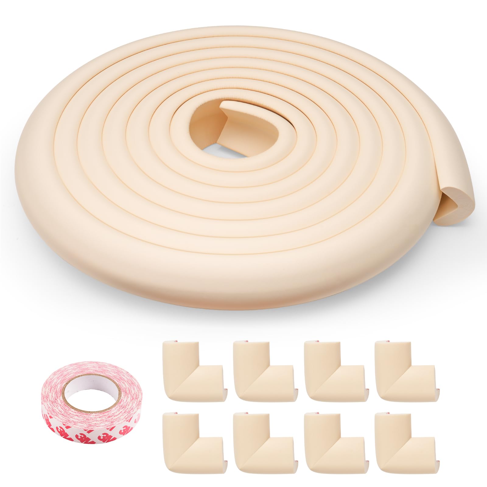 Inaya Baby Proofing Corner Protector, Long Table Corner Guard 15ft+8 ...