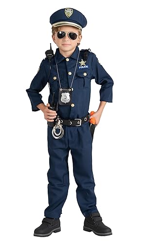 Dress Up America Police Costume for Kids – Realistic Cop Uniform with ...