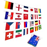 Amazon.com: Ckexin 226 Countries International World String Flags ...