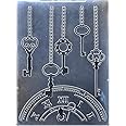 Amazon.com: Kwan Crafts Clock Key Plastic Embossing Folders for Card ...
