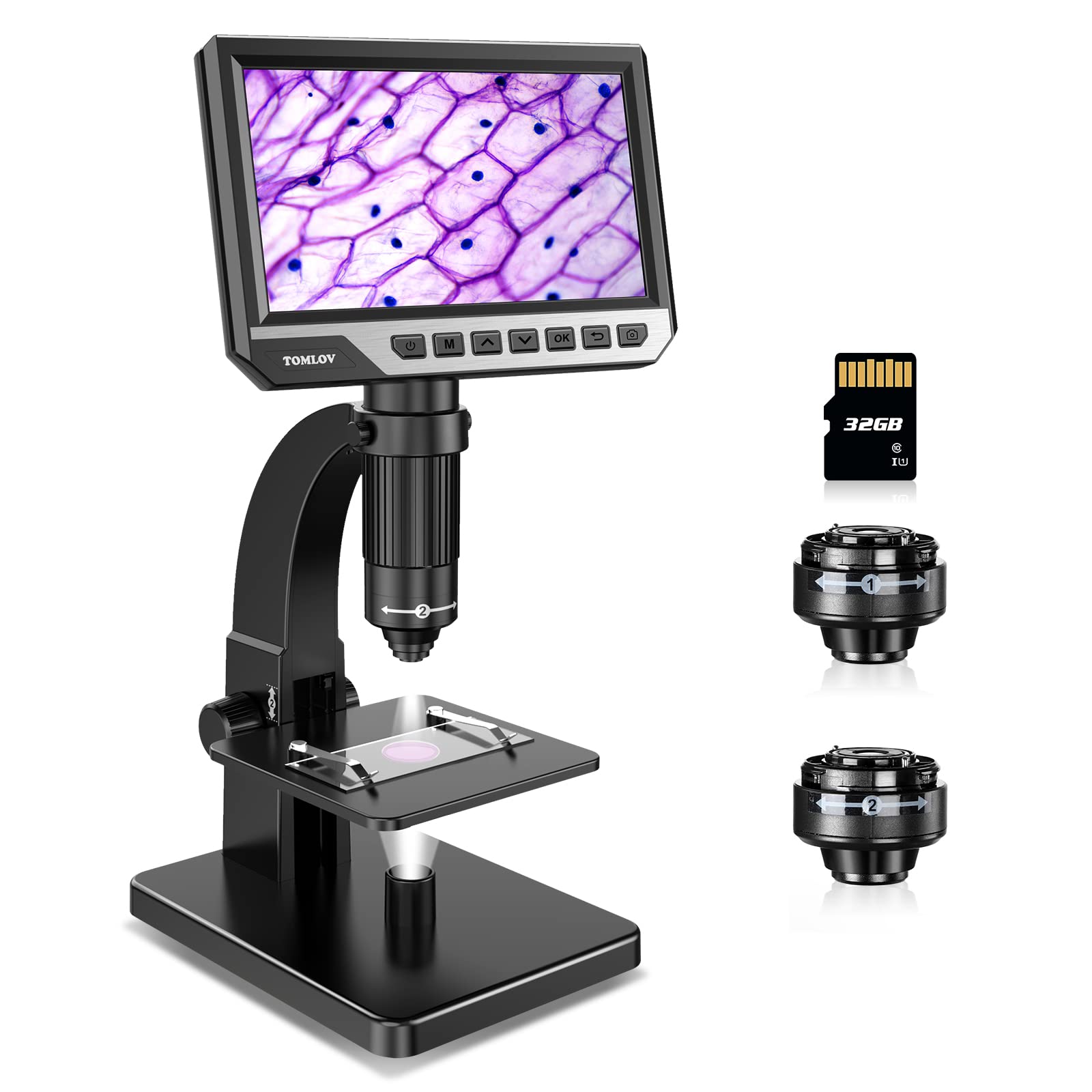 Mua TOMLOV DM11 7 Inch LCD Microscope with 2000X Magnification, Remote ...