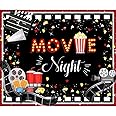 Amazon.com : Cinema Movie Night Backdrop Superstar Dress-up Cosplay ...