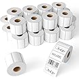 Amazon.com : MFLABEL 24 Rolls of 1000 2-1/4 x 1-1/4 Inch Direct Thermal Perforated Shipping ...