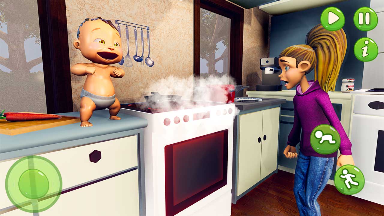 Virtual Baby Life Simulator - Baby Care Games 3D:Amazon.co.uk:Appstore ...