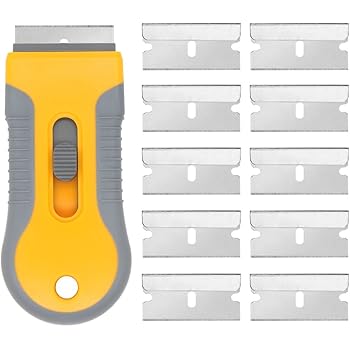 Amazon.com: InstallGear Mini Razor Scraper with 16 Blades: Kitchen & Dining