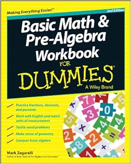 Basic Math and Pre-Algebra Workbook For Dummies (For Dummies Series) 2 ...