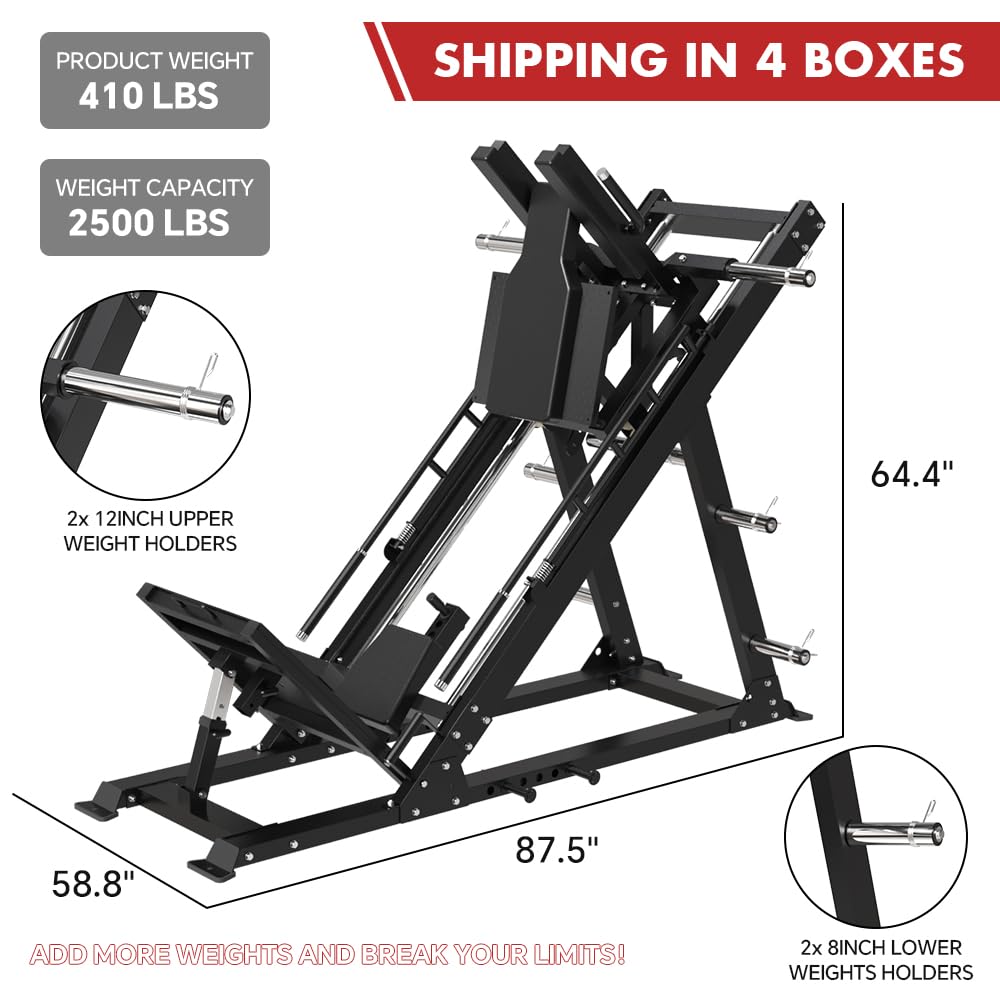 Mua SPART Commercial Grade Leg Press Hack Squat Machine, 2023 2500LBS ...