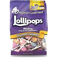 Amazon.com : Original Gourmet Lollipops, Medley of Mini Lollipops, 100 ...