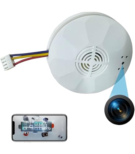 Battery Operated Smoke Detector Spy Camera
