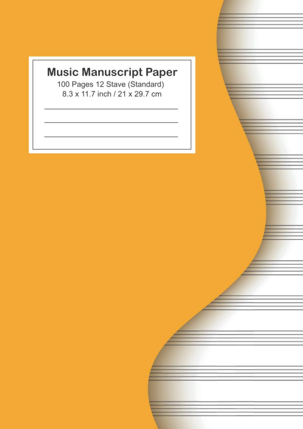 Mua Music Manuscript Paper: A4 Standard manuscript Book, Blank Sheet ...