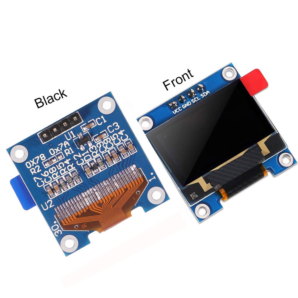 Mua 6PCS 0.96 OLED Display Module 128 x 64 I2C Display 0.96inch 12864 Blue OLED Module OLED ...