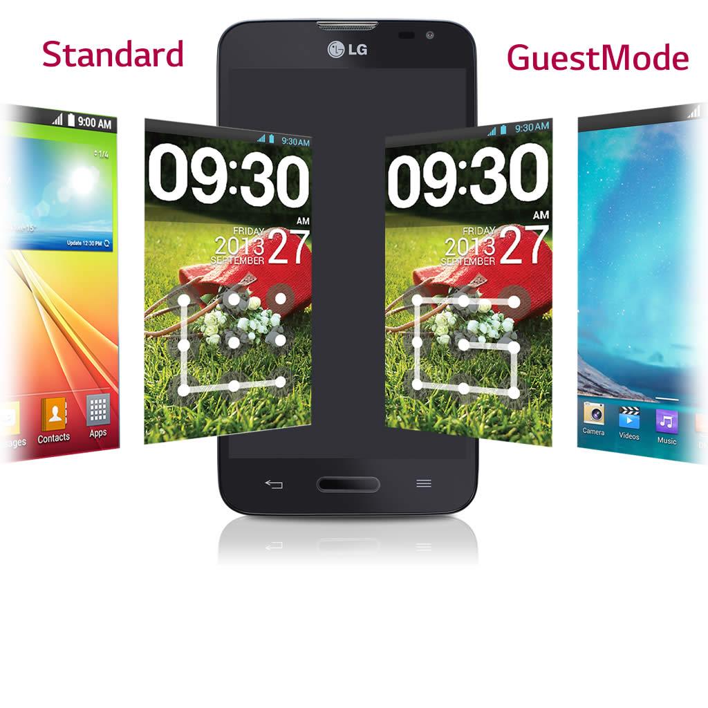 LG L70 Smartphone (11,4 cm Touchscreen, 1GB RAM, 4GB Flash-Speicher, 5 ...