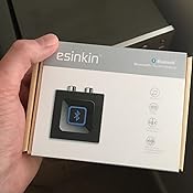 Bluetooth Audio Adapter for Music Streaming Sound System, Esinkin ...