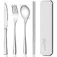 Amazon.com: Zing TTI titanium tableware set, travel tableware with box ...