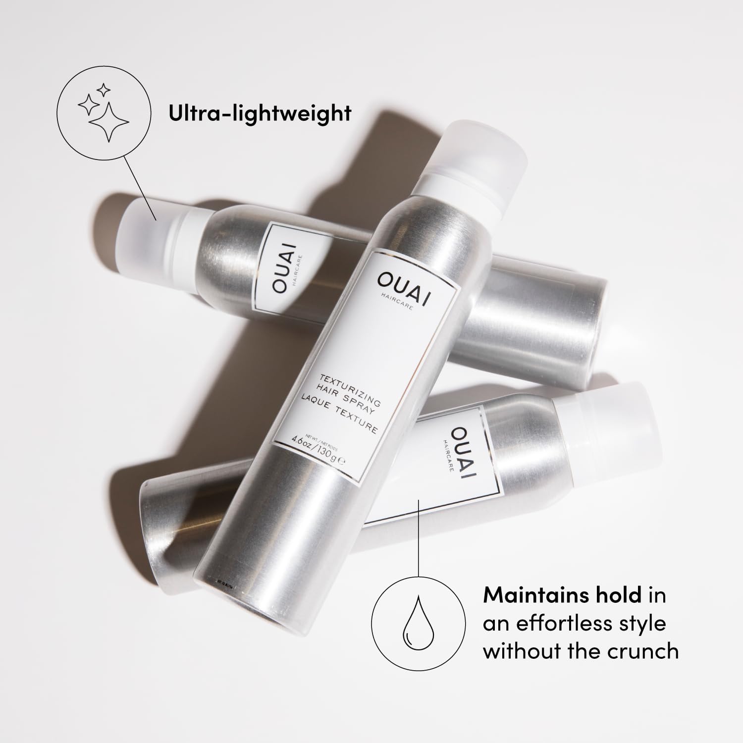 Mua OUAI Texturizing Hair Spray Travel Size - Lightweight Hair Spray ...