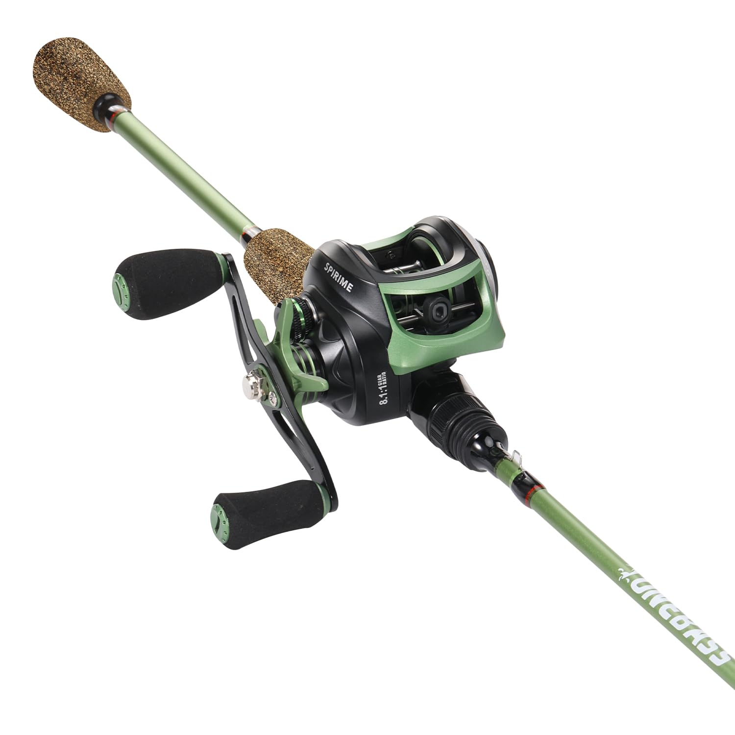 One Bass Fishing Rods Combos, 30-Ton Carbon Fiber Blanks Casting Rods,8 ...