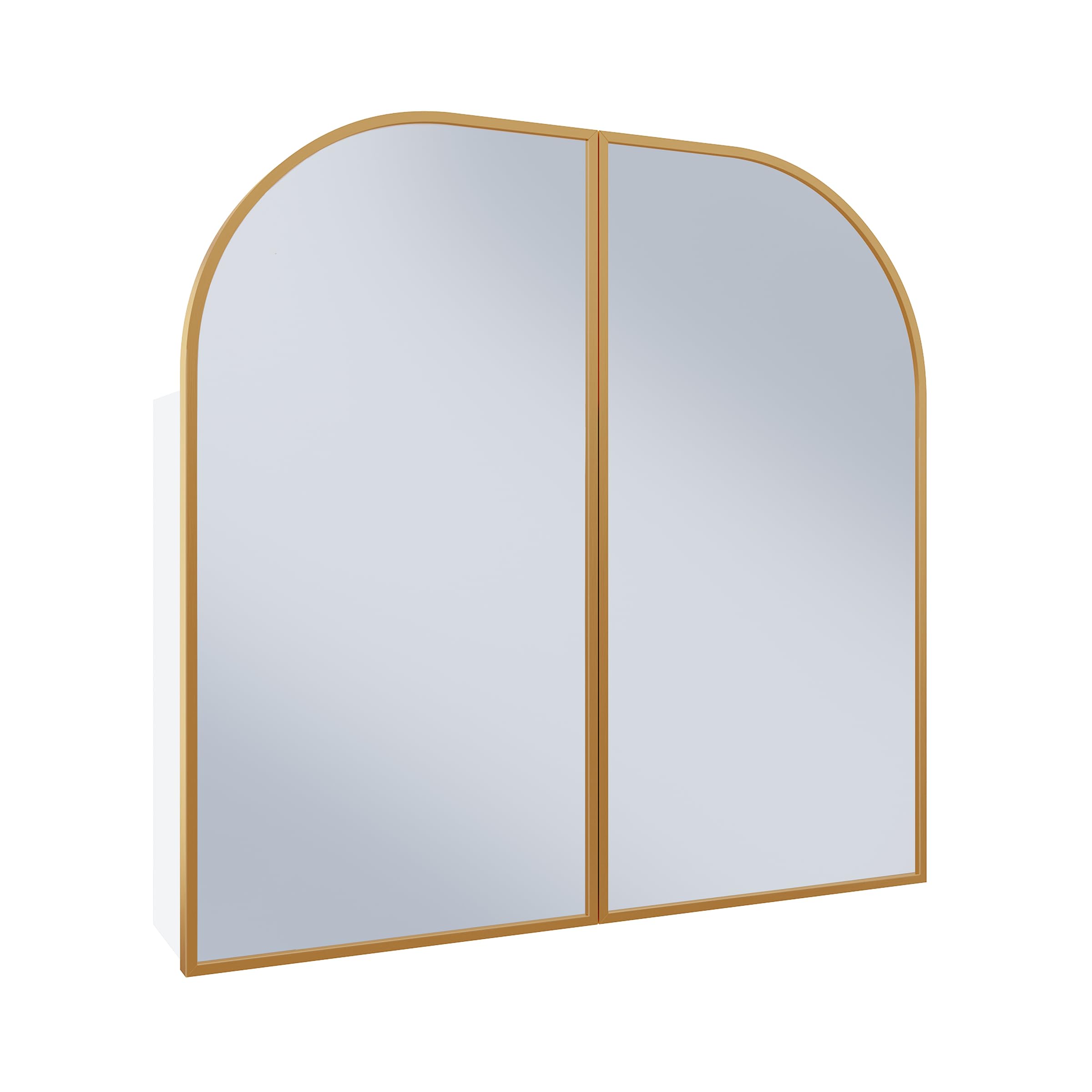 Swiss Madison Porte 32 x 31 Arched Recessed/Wall Mount Medicine Cabinet ...