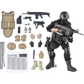 Amazon.com: ViiKONDO 1/6 Scale SWAT Action Figure Toy Army Men 12inch ...