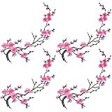 Amazon.com: ID 6262 Cherry Blossom Branch Patch Flower Tree Embroidered ...
