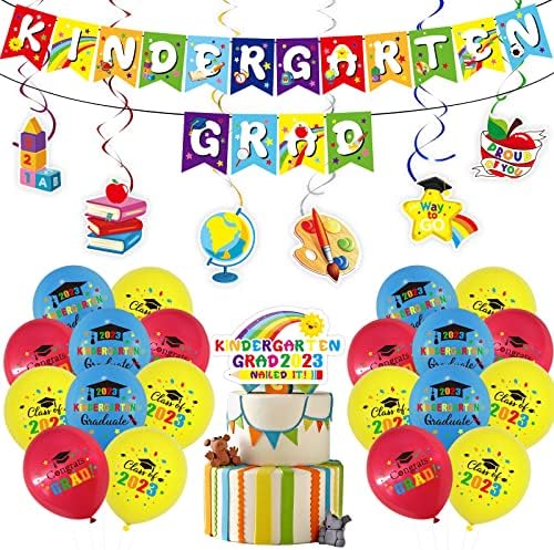 Kindergarten Graduation Decorations, Kindergarten Grad Banner ...