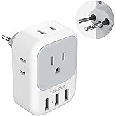 Amazon.com: Switzerland Power Adapter 2 Pack, TESSAN Type J Adaptor ...