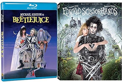 Edward Scissorhands & Beetlejuice Blu Ray Johnny Depp Tim Burton ...