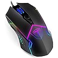 TERPORT S709 Mouse Gaming de RGB Programable, Mouse Gamer Alambrico ...