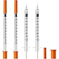 Amazon.com: Insulin Syringe U-100 | 1cc Syringe with 31G 5/16" (8mm) Needle, Pack of 25 ...
