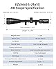 EZshoot 6-24x50 Rifle Scope with Red Green Illuminated Reticle, Zero ...