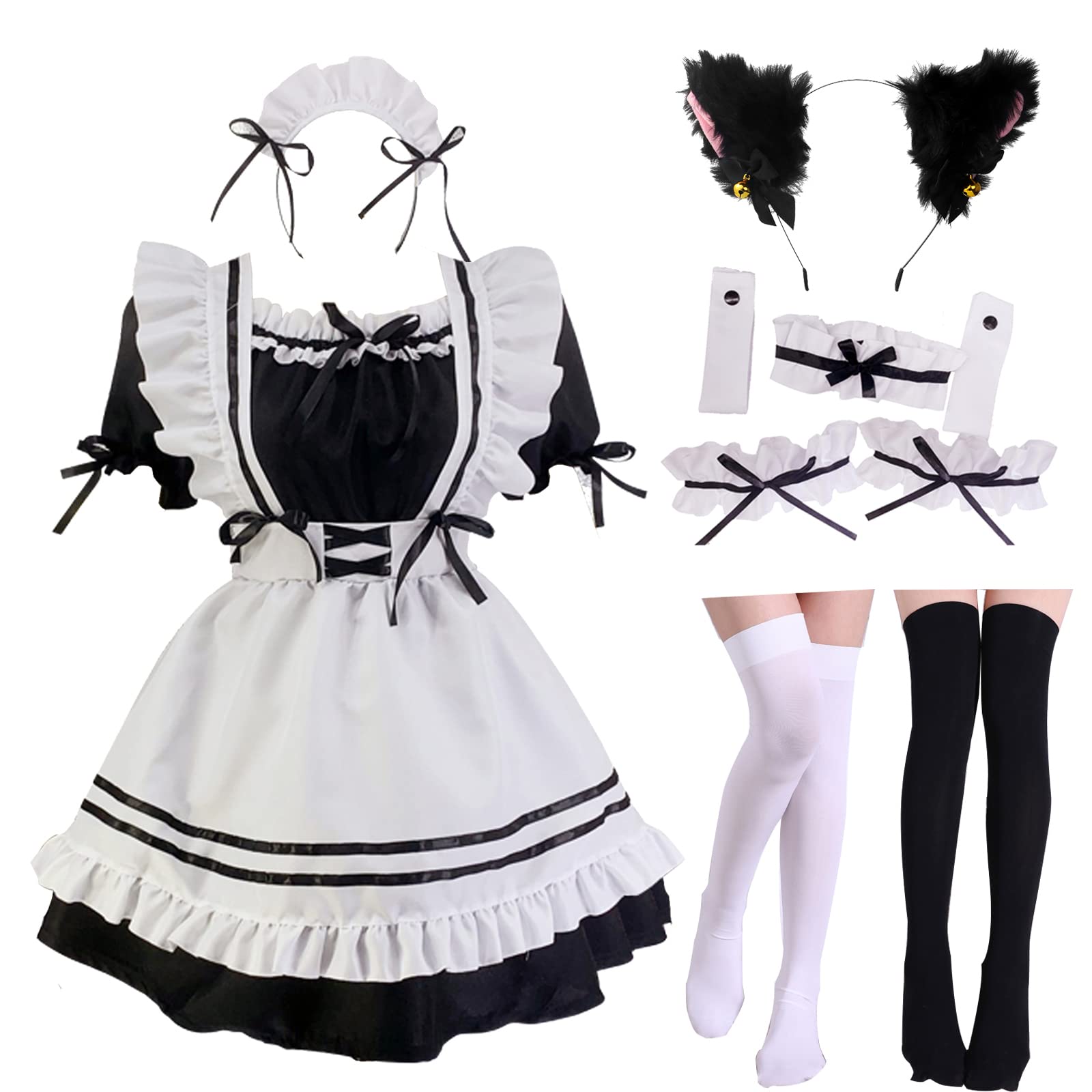 Mua Japanese Maid Outfit Anime French Maid Apron Classic Lolita Fancy ...