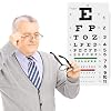 Eye Chart, Snellen Eye Chart Set of Wall Chart with Hand Pointer, 11 X ...
