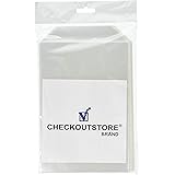 Amazon.com: 100 CheckOutStore Clear Storage Pockets (5 x 5 1/8)