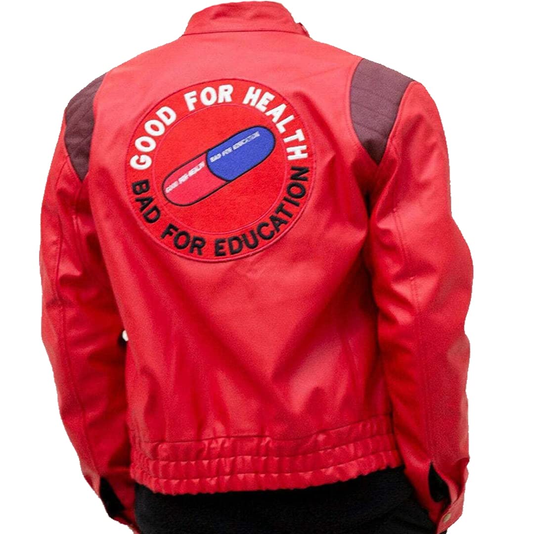 Mua Men's Akira Shotaro Kaneda Red&Black Capsule Logo Text Cosplay Faux ...