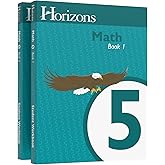 Amazon.com: Horizons Math 3 SET of 2 Student Workbooks 3-1 and 3-2 ...