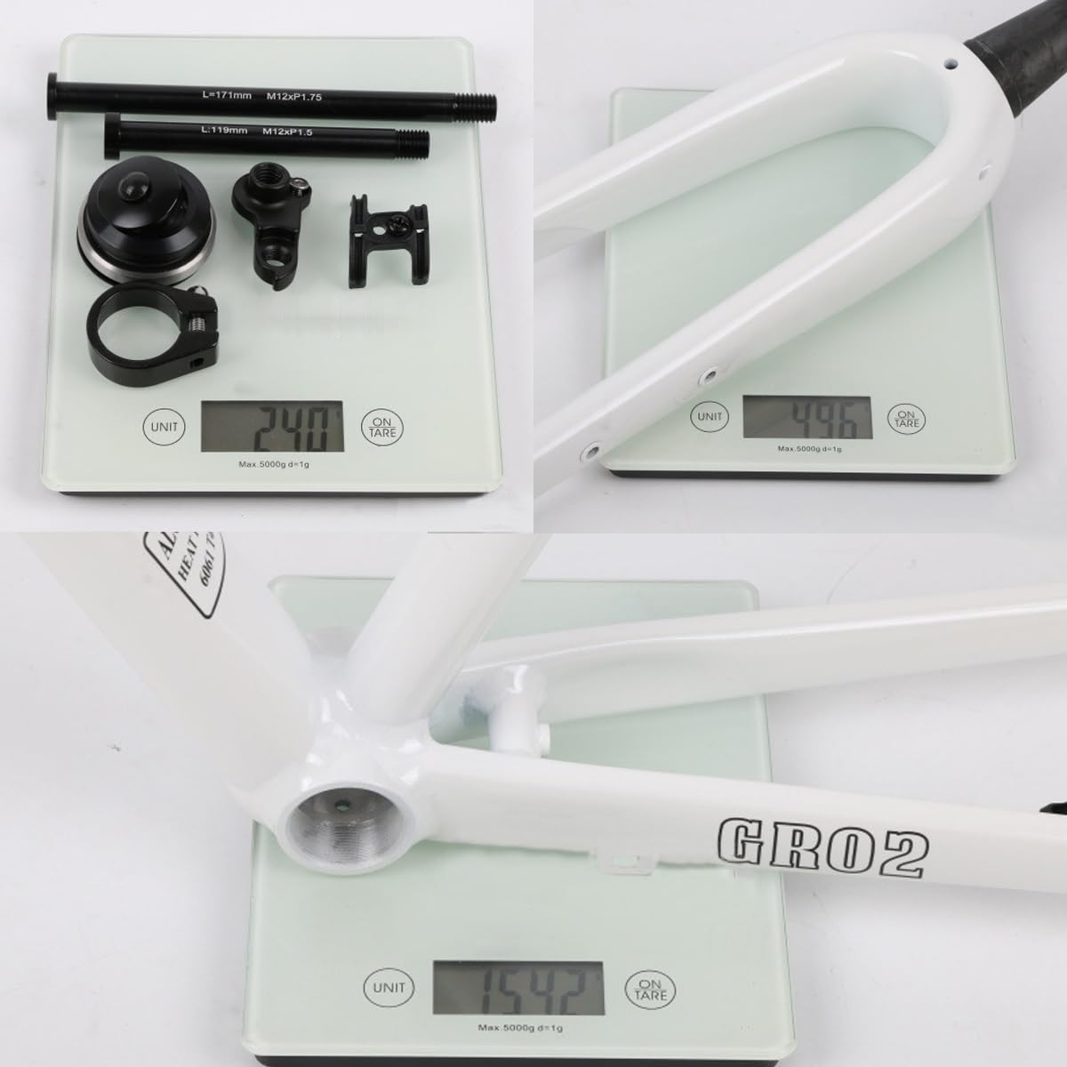 BSFHQS 700C Road Bike Frameset Gravel Bike Frame 44cm/47cm/50cm/53cm ...
