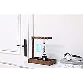 Amazon.com: WPKLTMZ Wood Entryway Tabletop Key Holder Rack,Rustic Burnt ...